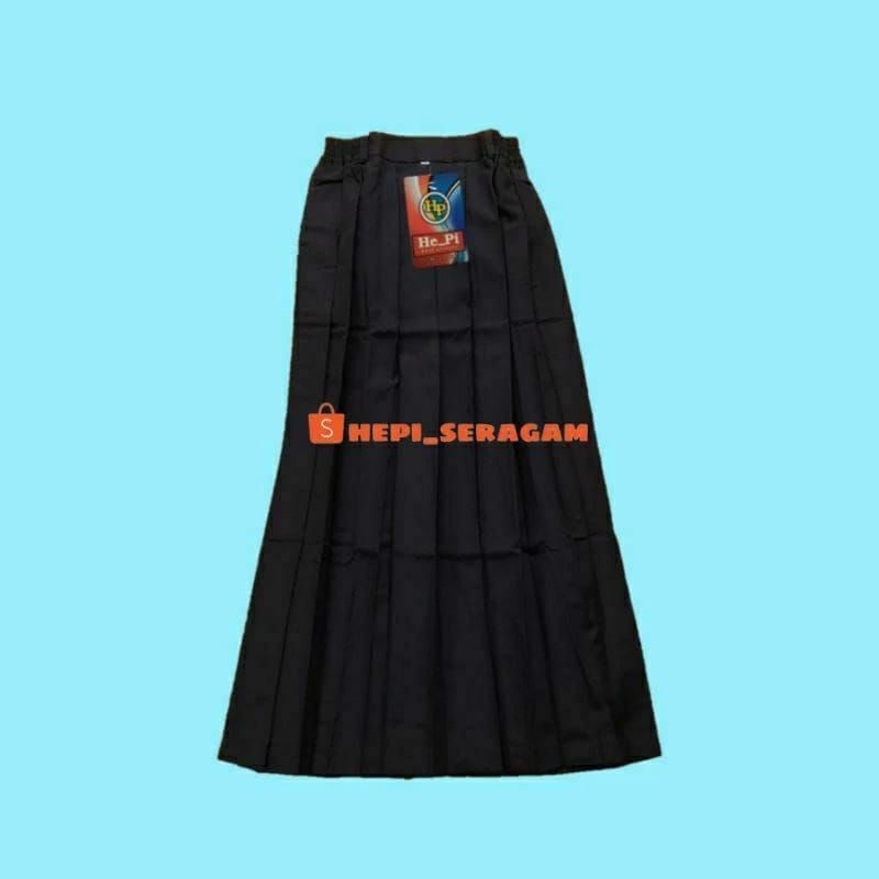 Jual {Distributor Seragam} ROK Hitam Seragam Sekolah SD/SMP/SMA Rempal Panjang [HEPI] | Shopee ...