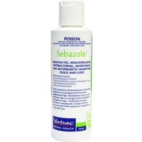 Jual Sebazole shampo untuk kulit hewan yang bermasalah ( Virbac ...
