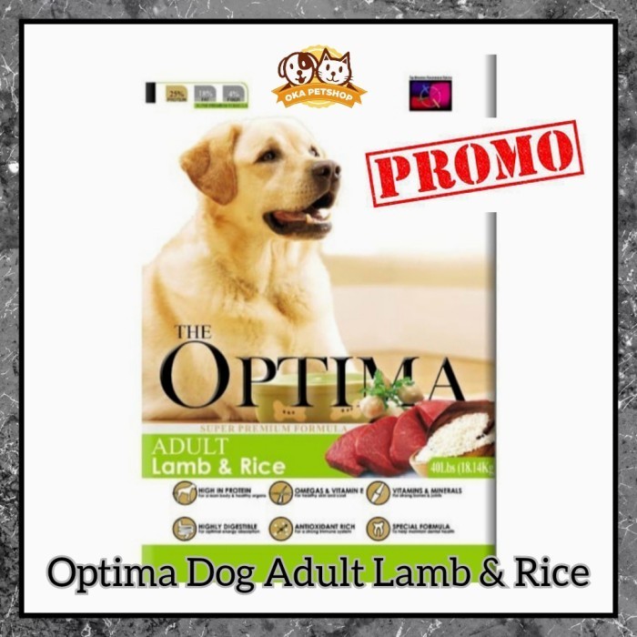 Jual Optima dog lamb 18.14kg / dog food optima adult lam 18kg GO-JEK ...