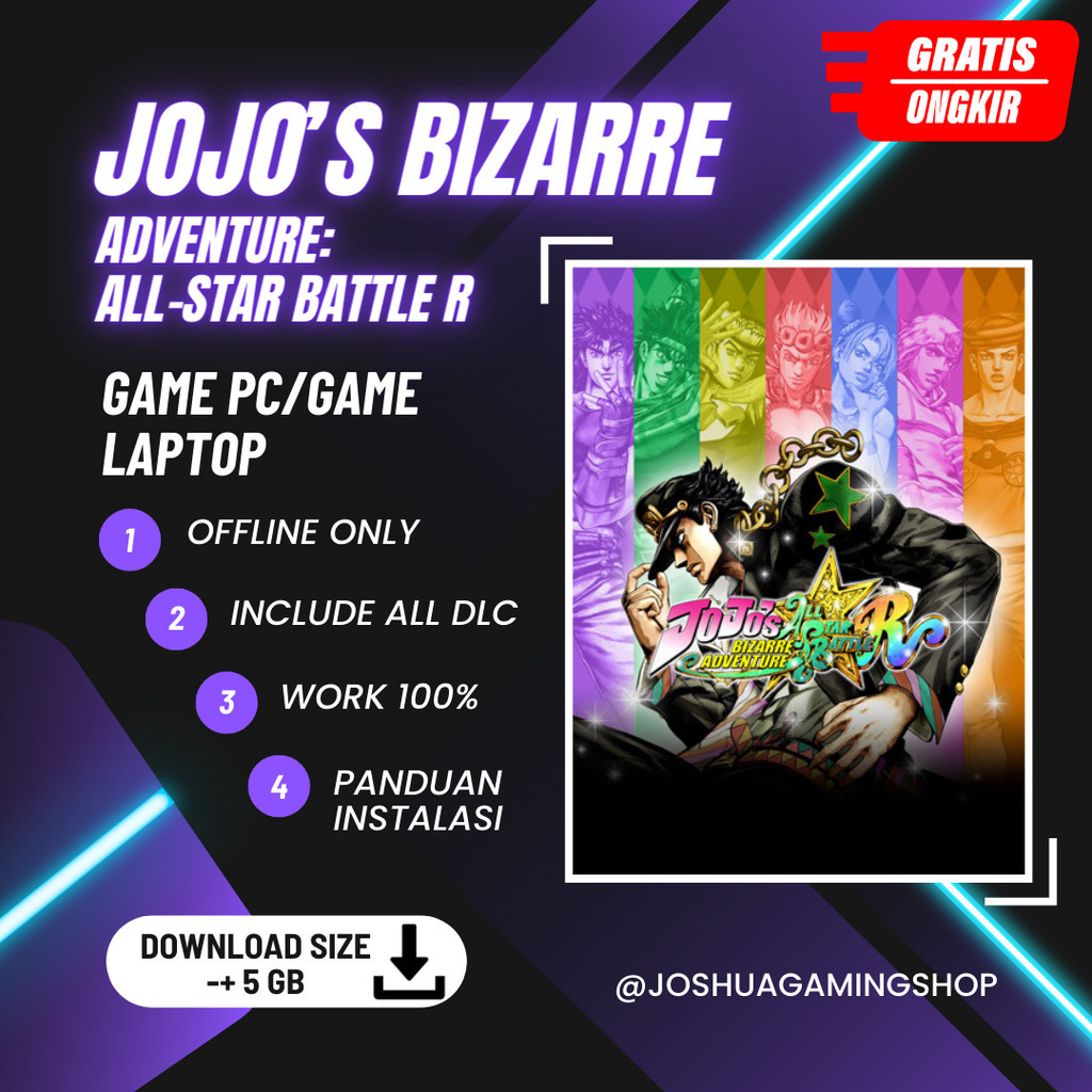 Jual Jojo's Bizarre Adventure: All Star Battle R - PC Game | Shopee ...
