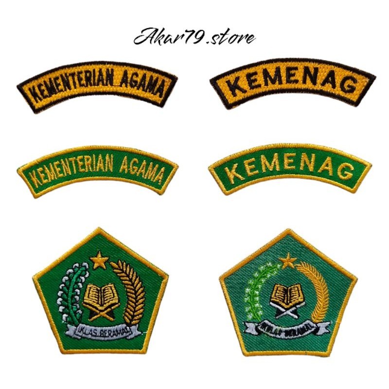 Jual BORDIR,BADGE,PATCH,EMBLEM,LOGO,LOKASI,KEMENAG,IKHLAS BERAMAL ...