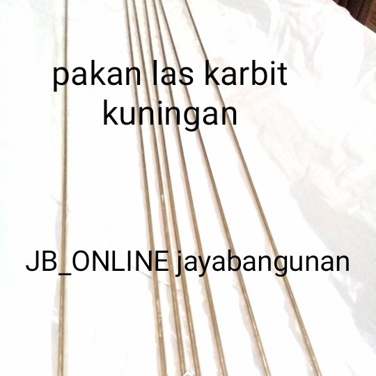 Jual Asiya Pakan Las Karbit Kuningan Kawat Las 3Mm 1 Meter | Shopee ...