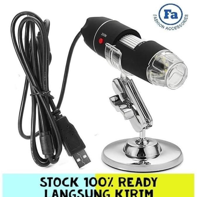 Jual Microscope Zoom 1000X 8 Led Endoscope Digital Mikroskop Type C ...