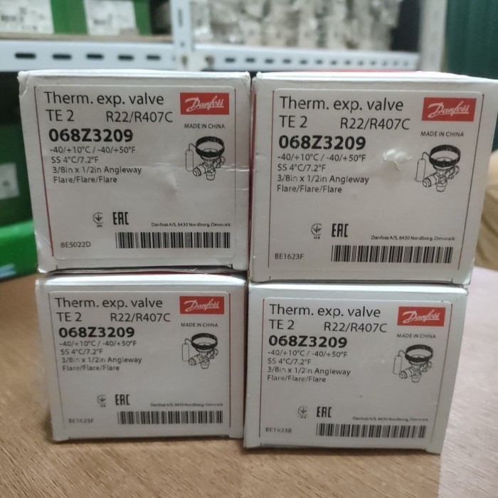 Jual EXPANSION VALVE DANFOSS TE 2 R22/407C 068Z3209 original | Shopee ...