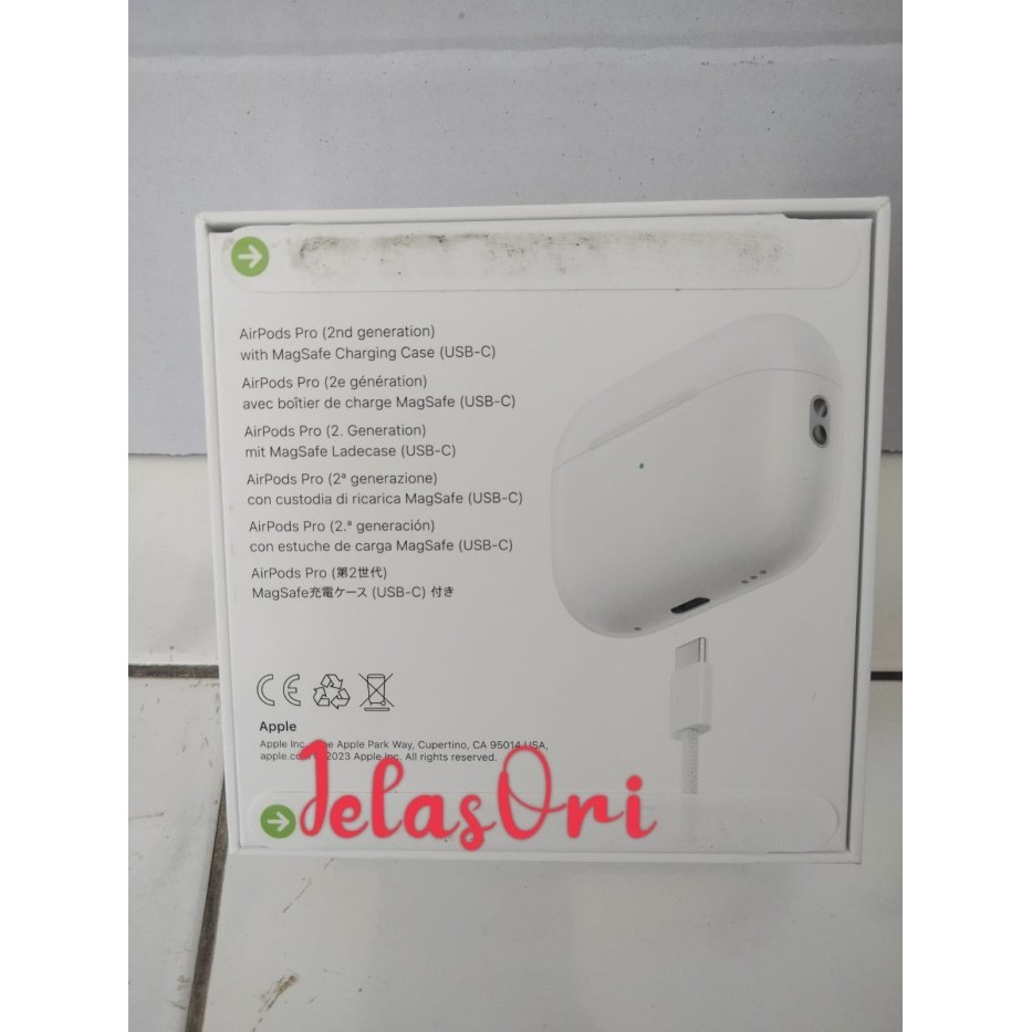 Jual Apple Airpods Pro 2 2nd Gen 2023 USB C Magsafe Wireless | Shopee Indonesia