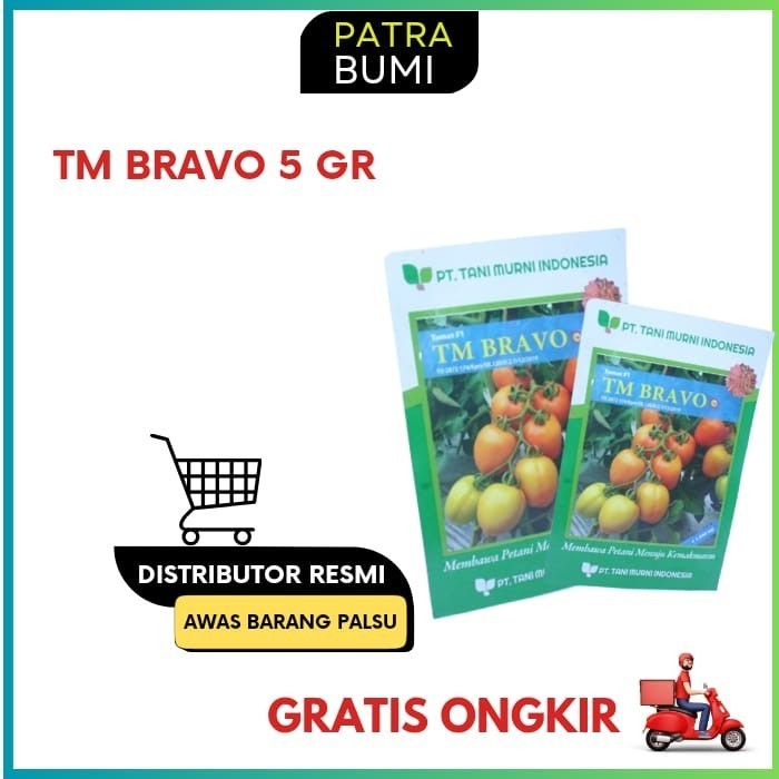 Jual Tm Bravo 5 Gr Benih Tomat Hibrida Tipe Indeterminate Produk Asli ...
