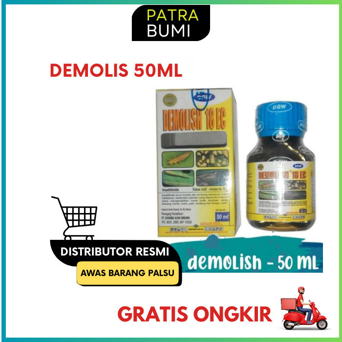 Jual Demolish 18Ec Insektisida Racun-Obat Hama Tanaman Demolis 18 Ec 50 ...