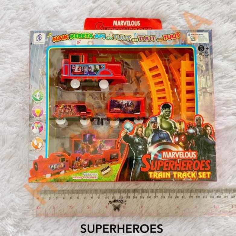 Jual Mainan Kereta Api Rel Superhero Mp 2303 Kereta Tamasya Toms Mrt ...