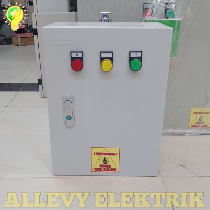 Jual Baru!! BOX PANEL INDOOR 30X40X20 PLAT 1MM DILENGKAPI PILOT LAMP ...