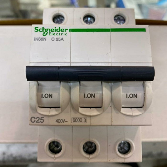 Jual Jual!! Mcb Schneider iK60N 3P 25A Original 6KA | Shopee Indonesia