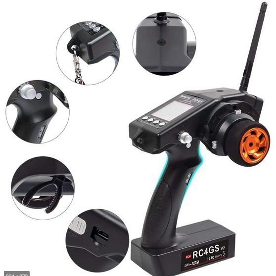 Jual Radiolink Rc4Gs 2.4G 4Ch Gun Controller Transmitter | Shopee Indonesia