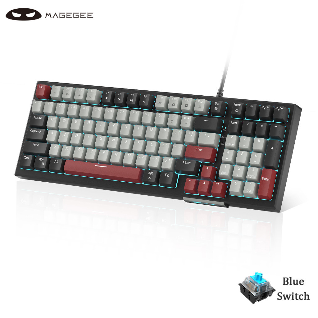 Jual MageGee Mechanical Gaming Keyboard Hotswappable 98 Keys Star Sky ...