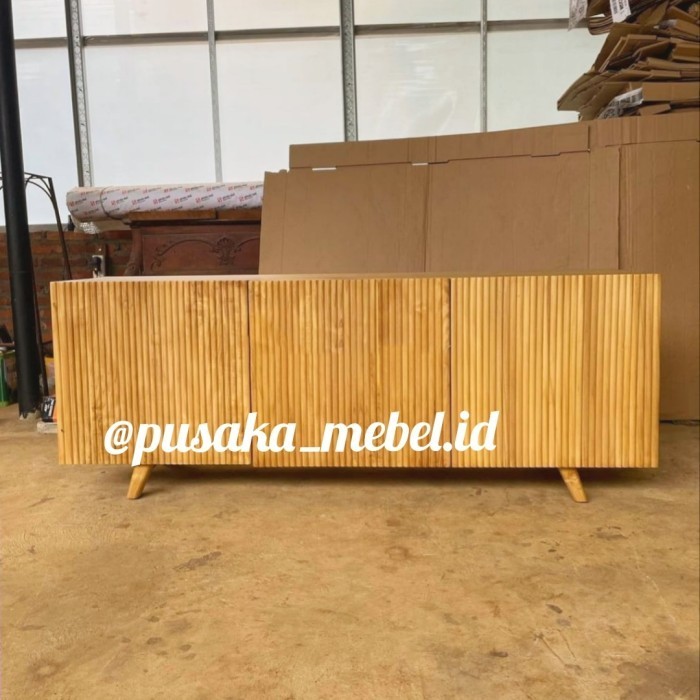 Jual meja bufet tv, meja buffet tv, buffet cabinet tv, credenza tv ...