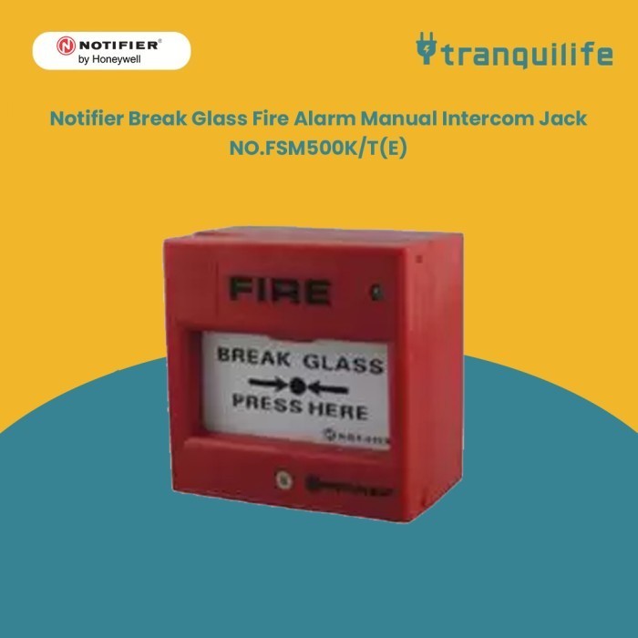 Jual Notifier Break Glass Fire Alarm Manual Intercom Jack - Fsm500K ...