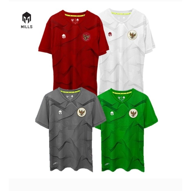 Jual Jersey Baju Training Kits Timnas 2020 1013Gr 100% Original Mills S ...
