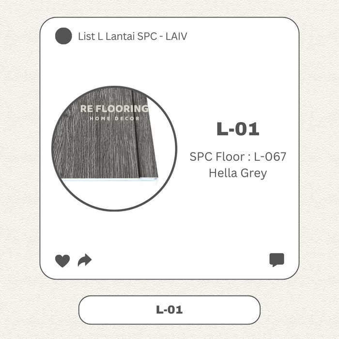 Jual List Siku L Pvc - Lis Step Nosing Tangga Lantai Vinyl Spc | Shopee ...