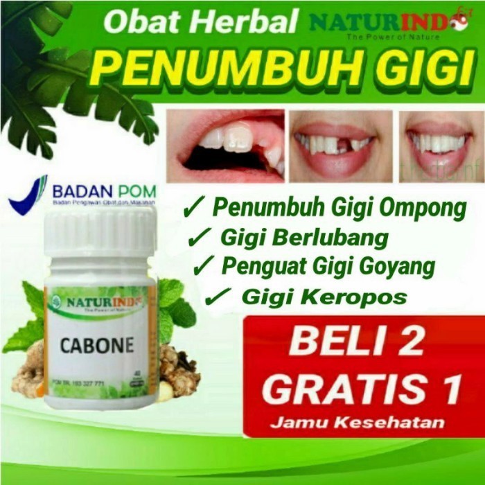 Jual Terlaris!! Obat Penumbuh Gigi Ompong Dewasa Dan Anak Penguat Gigi ...