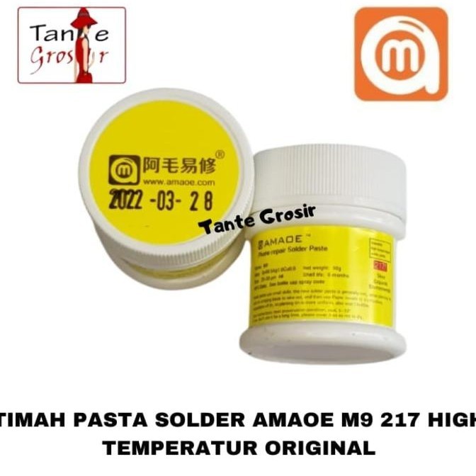 Jual Timah Pasta Amaoe M9 217 High Temp Pasta Solder Soldering Paste ...
