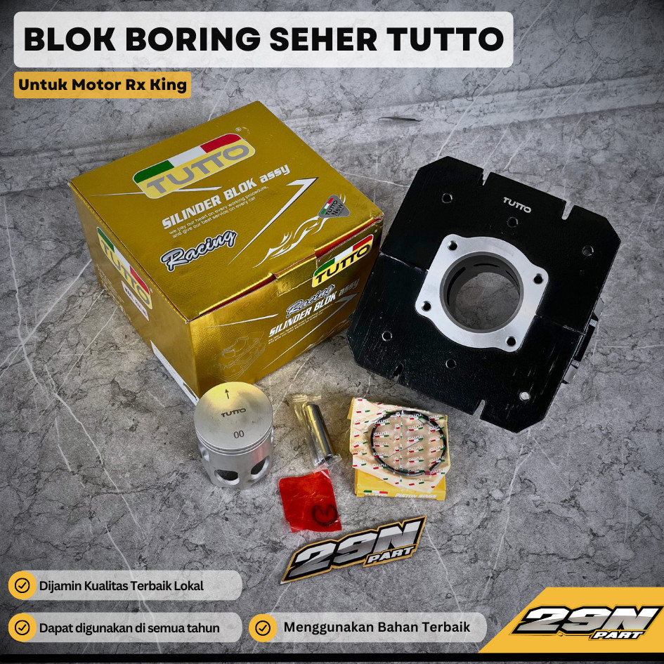 Jual Block Blok Cylinder Seher Boring ORIGINAL TUTTO Rx King Rxking Y1 ...
