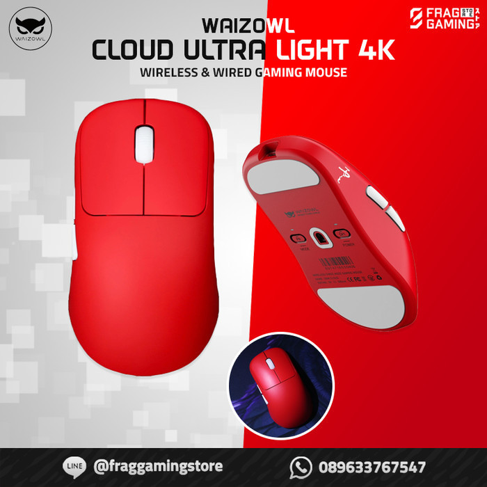 Jual Waizowl Cloud Ultra Light 4k Wireless Gaming Mouse | Shopee Indonesia