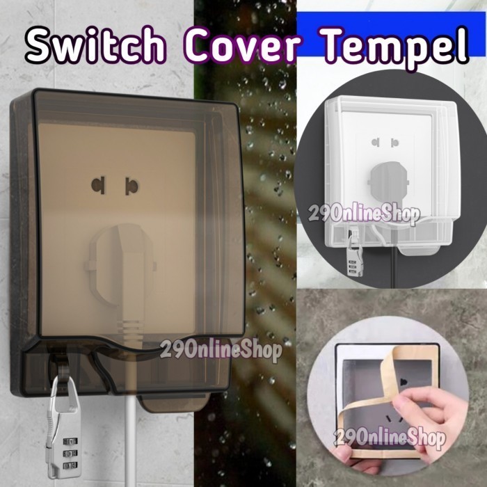 Jual cover box switch tempel dinding pengaman stop kontak colokan ...