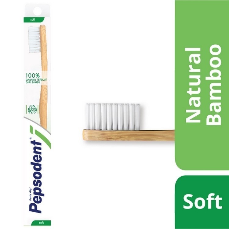 Jual Pepsodent Sikat Gigi Bambu Natural Isi 1 | Shopee Indonesia