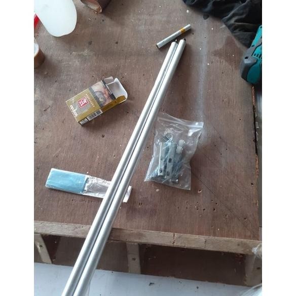 Jual REL JENDELA SLIDING VERTICAL UK 50CM ALUMUNIUM KAYU UPVC WPC ...