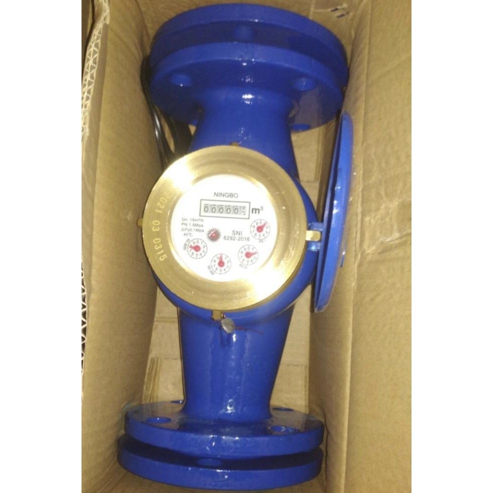 Jual 2" Flow Meter / Meteran Air - 2" Inch Water Meter ( Flange ) Dn50 ...
