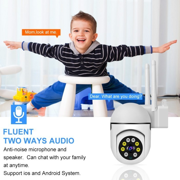 Jual Ip Cam Camera Cctv Zoom Outdoor Wireless 1080P Full Hd Ptz Speed ...