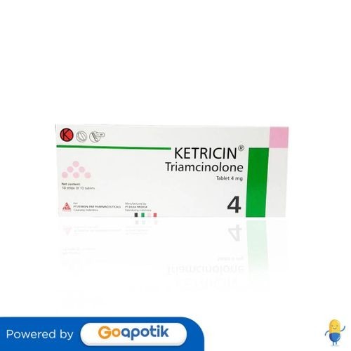 Jual KETRICIN 4 MG BOX 100 TABLET | Shopee Indonesia