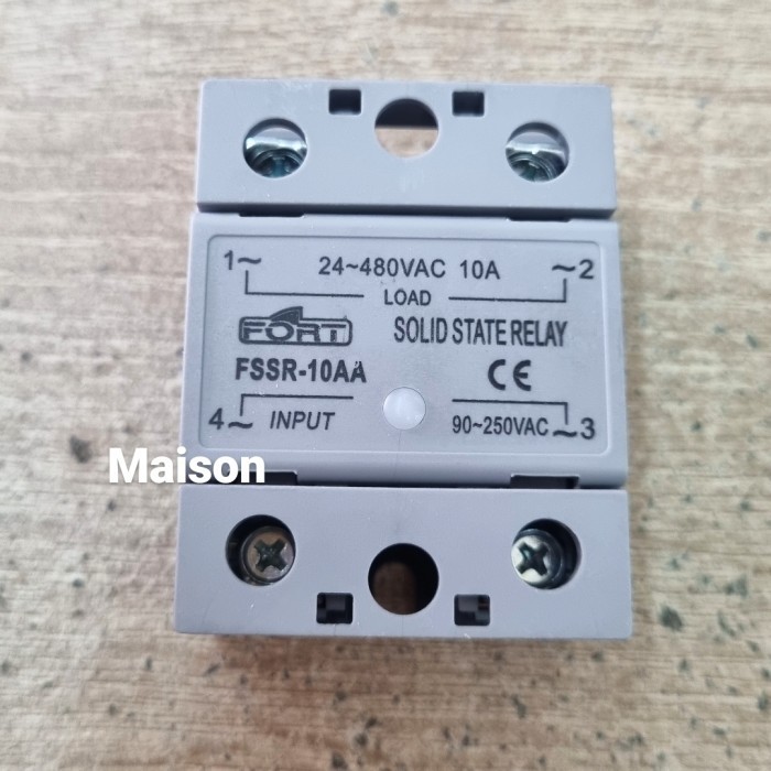 Jual Asli Fort Fssr-10Aa Solid State Relay Ssr 10Aa Ac-Ac 1 Phase Premium | Shopee Indonesia