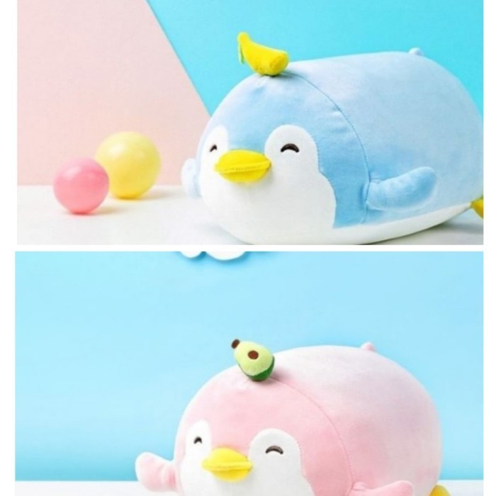 Jual Boneka Penguin Miniso - Lying Penguin Plush Toy | Shopee Indonesia