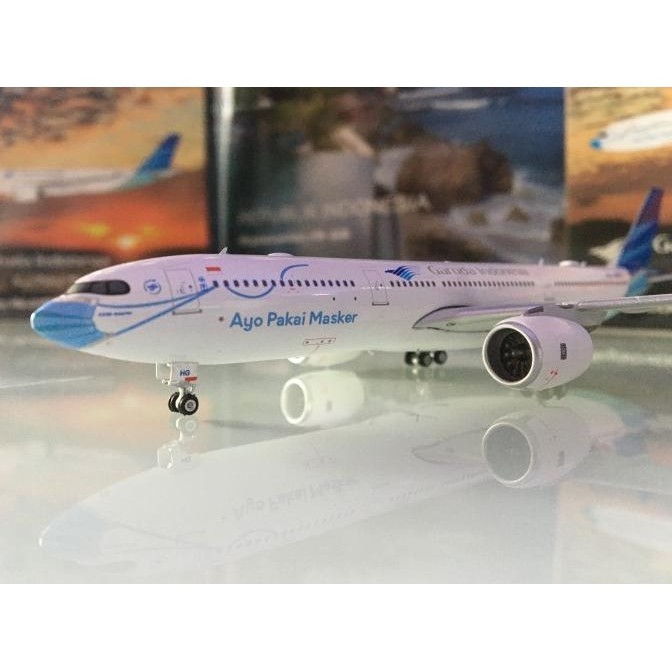 Jual Diecast Garuda Indonesia PK-GHG Ayo Pakai Masker Phoenix 1/400 1: ...