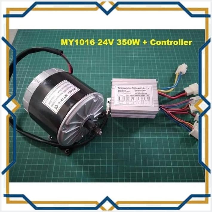 Jual [SMR] DC MOTOR MY1016 24V 19.2A 350W + CONTROLLER UNTUK E BIKE ...