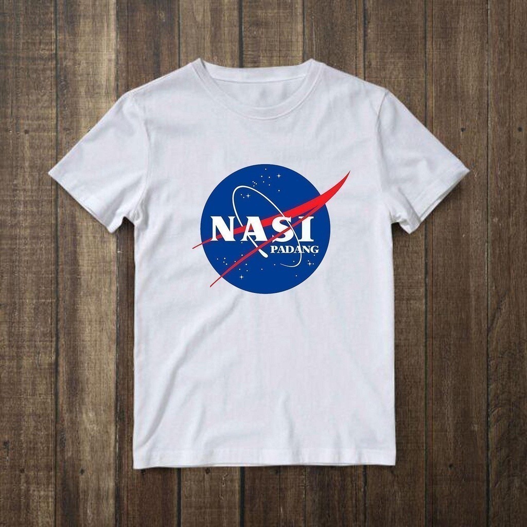 Jual Kaos T Shirt Pria Nasa Plesetan Meme Nasi Padang | Shopee Indonesia