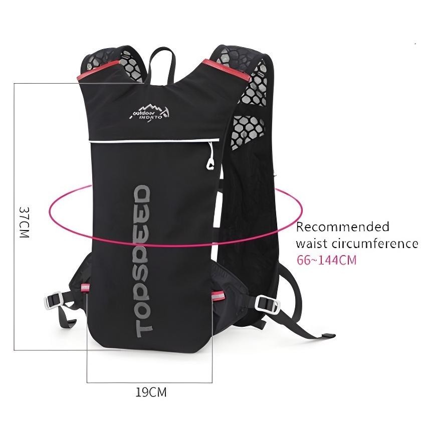 Jual Diskom Tas Running Pack Top Speed -Tas Backpack Running Marathon ...