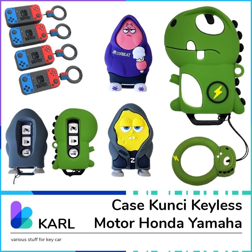 Jual CR - Case Kunci Motor Keyless / Cover Key Motorcycle Honda Yamaha ...