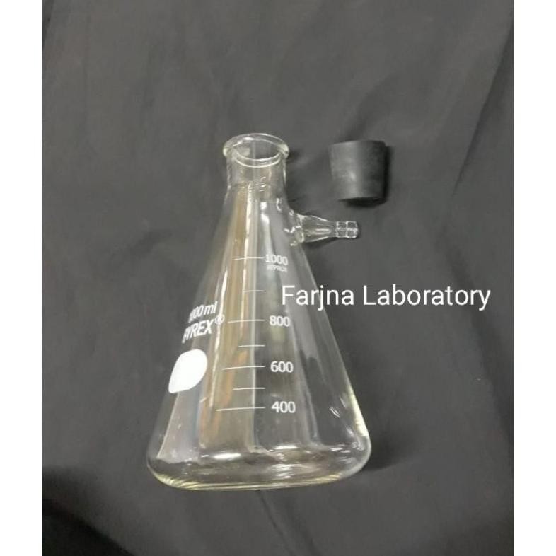 Jual READYY>> FILTERING FLASK-LABU HISAP-ERLENMEYER WITH NAPPLE 1ML ...