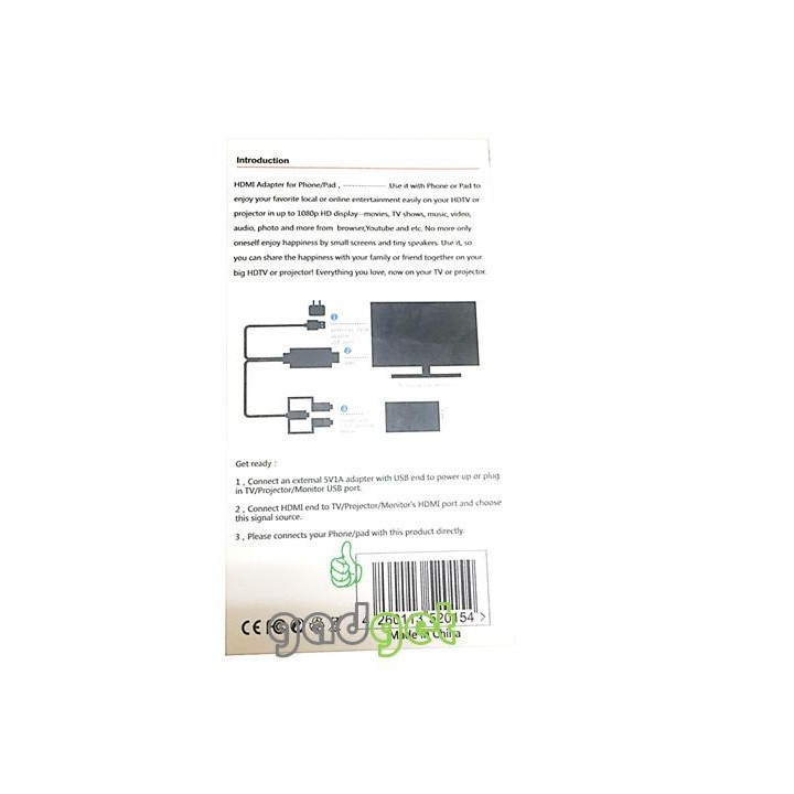 Jual Kabel Mirascreen 3 In 1 Cable Ezcast (Micro, Iphone, Type-C ...