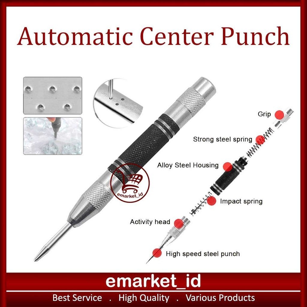 Jual Automatic Center Punch AH25 / Penanda Titik Mata Bor Drip ...