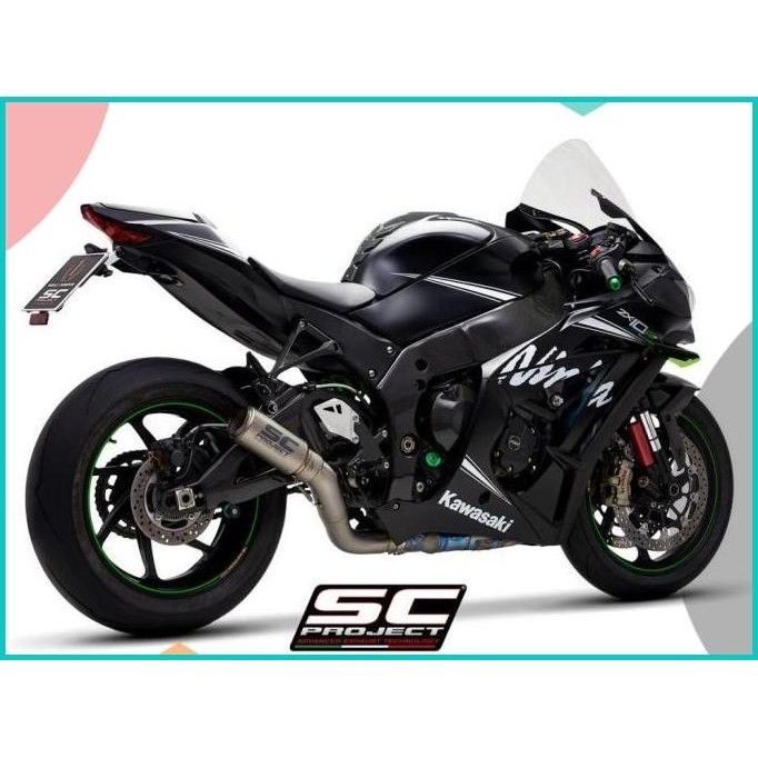 Jual KNALPOT SC PROJECT CR-T TITANIUM DIE-CAT KAWASAKI ZX10R 2016-2019 ...