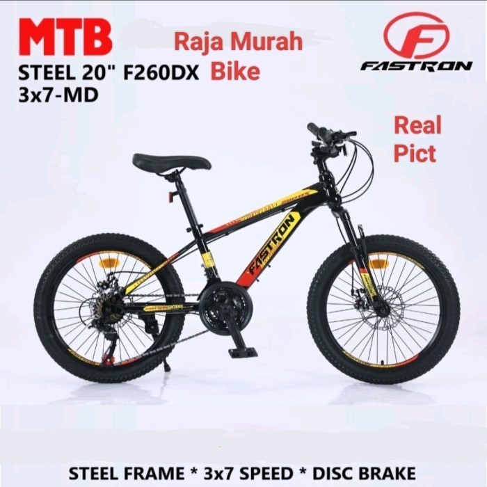 Jual Sepeda Gunung MTB Fastron 20 Inch F-260DX Sepeda MTB Fastron F260 ...
