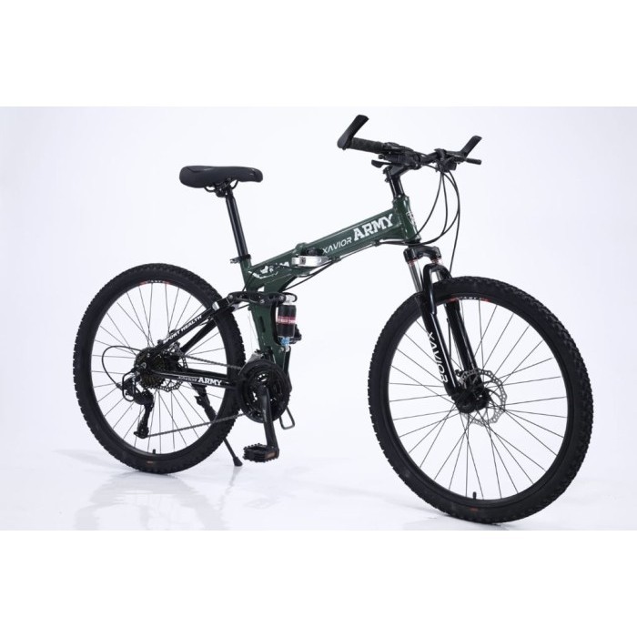 Jual Sepeda Gunung MTB Lipat 26 Xavior Army | Shopee Indonesia