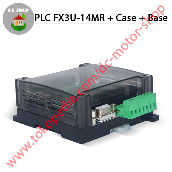 Jual Plc Mitsubishi Fx3u 14mr 8di 6do 6ad 2da Rs232 Rs485 Modbus Rtu 24vdc Shopee Indonesia 