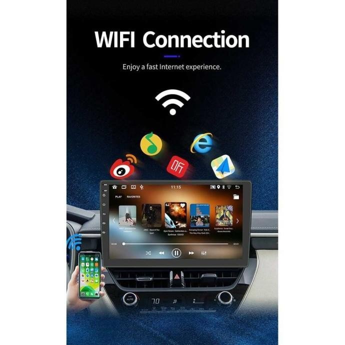 Jual Head Unit Mobil Double Din Media Player HD WIFI GPS Android 9 7 ...