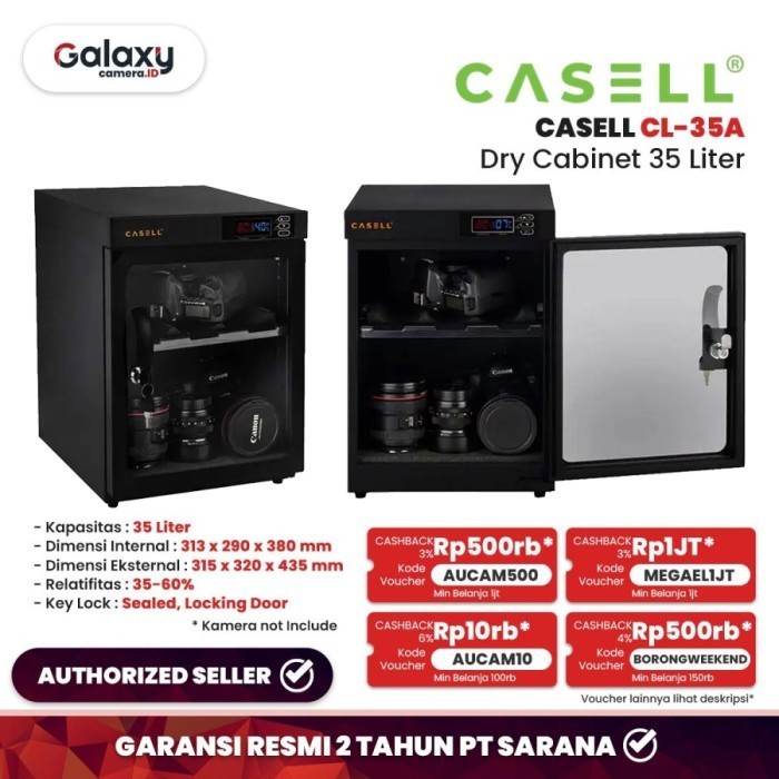 Jual DRY CABINET CASELL CL-35A MURAH | Shopee Indonesia