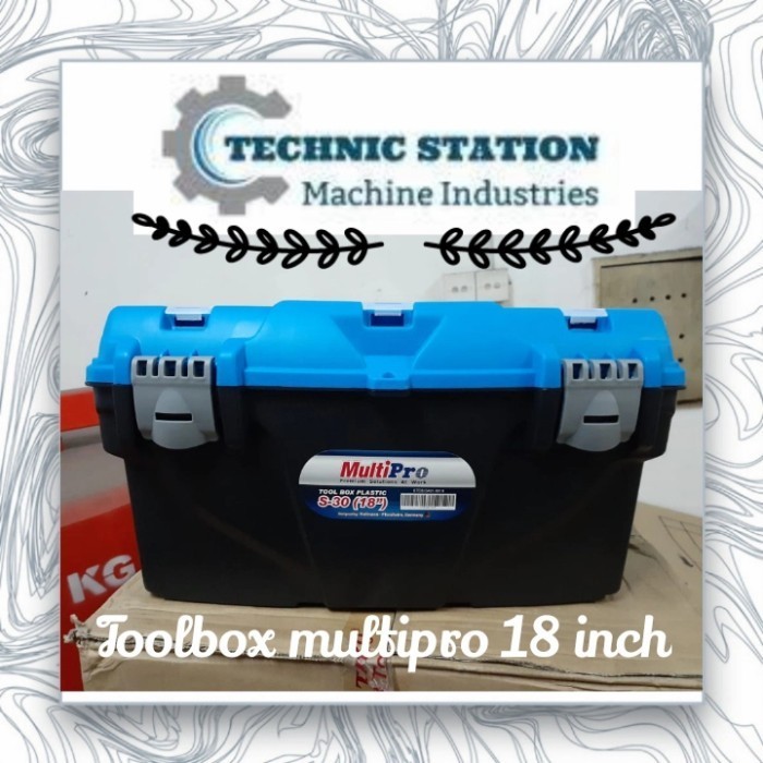 Jual Toolbox 18" Multipro Tool Box Pvc Perkakas Kunci | Shopee Indonesia