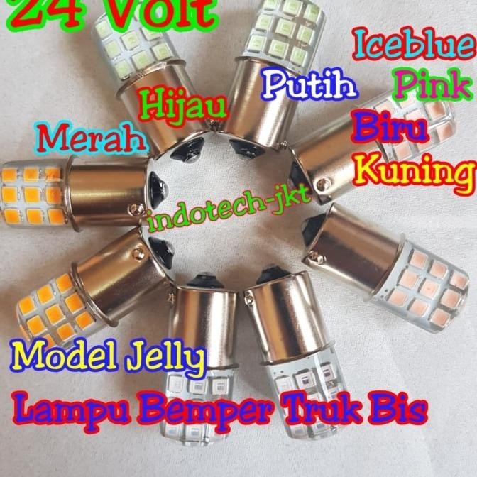 Jual Led 24 Volt Lampu Sein Bemper Strobo 18 Led Jelly Jacks Auto | Shopee Indonesia