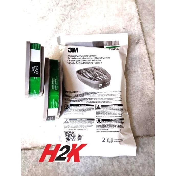 Jual Filter Masker / 3M Ammonia Methylamine Cartridge / 3M 6004 ...