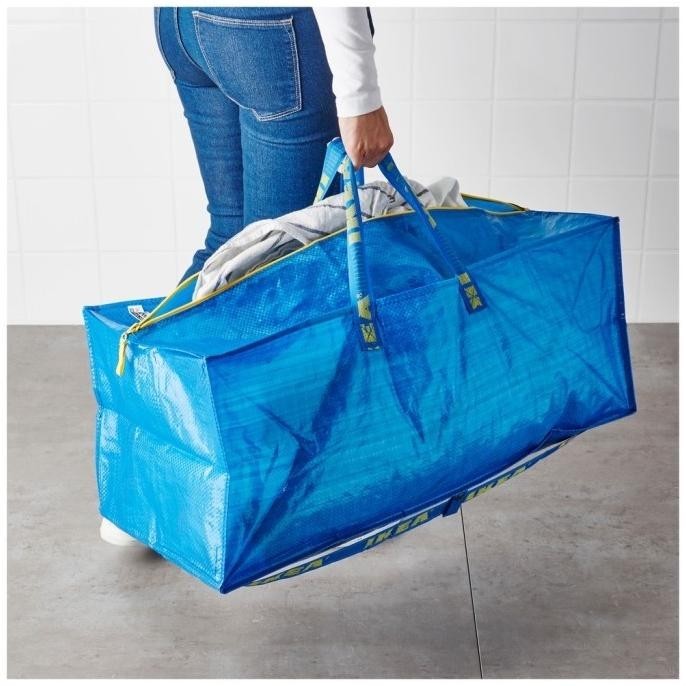 Jual Tas barang jumbo ada resleting mudah dibawa tas belanja plastik ...